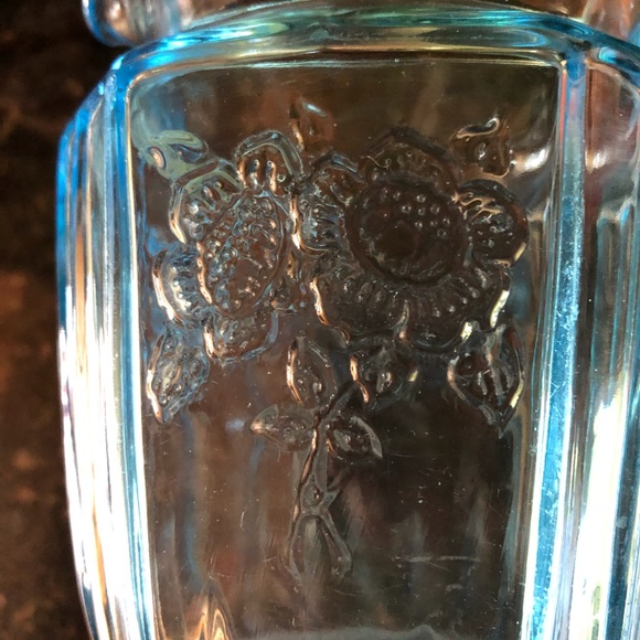 Antique | Dining | 3s Blue Depression Glass Pitcher | Poshmark